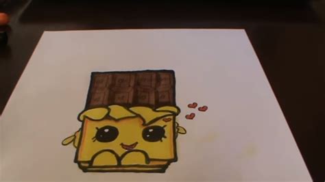 Как рисовать шоколад Как нарисовать шоколадку Шопкинс шоколадный шоколад Youtube