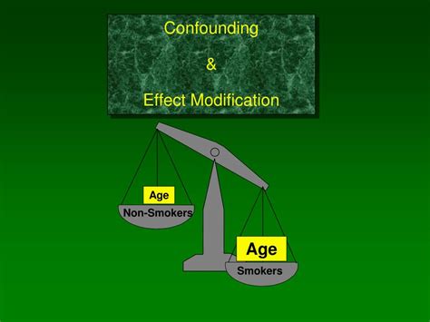 Ppt Confounding And Effect Modification Powerpoint Presentation Id