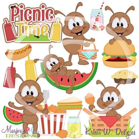 Picnic Ants Clip Art Digital Clipart Png Clip Art Digital Etsy Canada