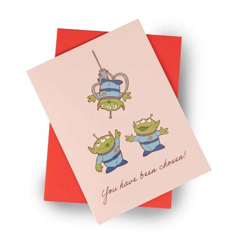 Pixar Toy Story You Have Been Chosen Valentines Day Greeting Card