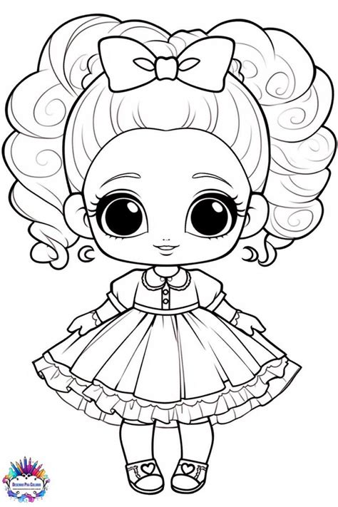 Desenhos De Boneca Para Colorir De 40 Lindas E Com Vestidos