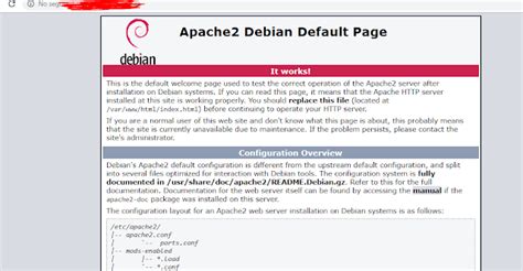 instalación de apache 2 en debian 9
