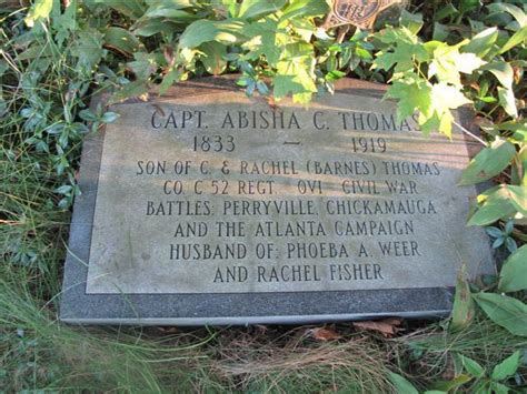 Capt Abishai C “abisha” Thomas 1833 1919 Find A Grave Memorial