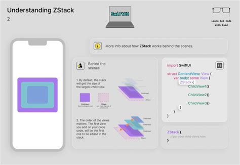 Learn And Code With Enid On Linkedin Explaining Zstack With Visuals💡