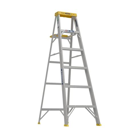 Werner Aluminum Single Sided Step Ladder Series 350 Ladders
