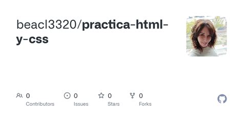 GitHub Beacl Practica Html Y Css