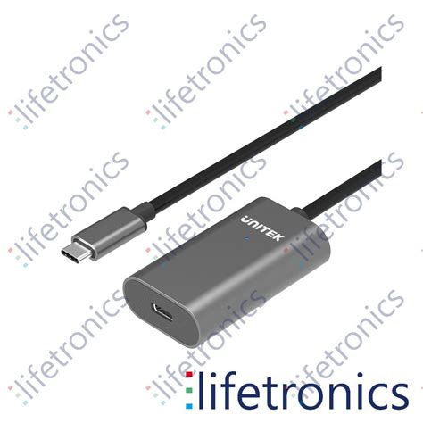 Jual Lifetronics Unitek U305A Kabel Perpanjangan Aktif USB Type C 5m Shopee Indonesia