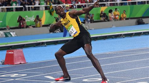 Usain Bolt Pose Silhouette Hublot King Power Usain Bolt