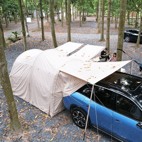 mkcamp™ electric car suv car tail double room cotton inflatable tent mkcamp™ official store