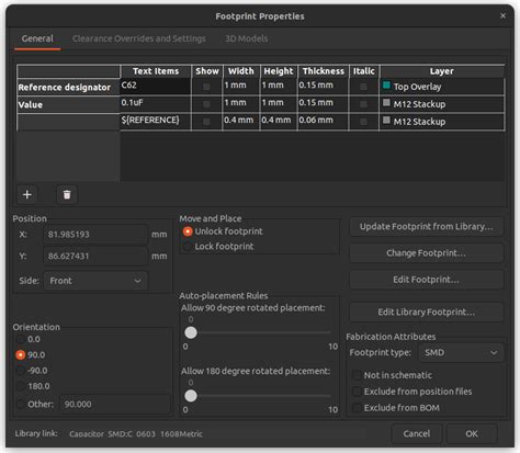 Bulk Edit Properties Of Multiple Footprints Using Regex Based Tools