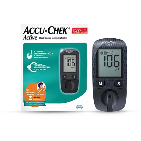 Accu Chek Active Glucometer Fast And Accurate Blood Sugar Monitoring