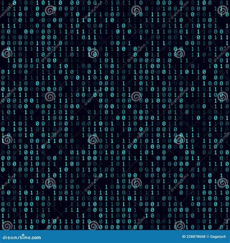 Abstract Matrix Background Stock Vector Illustration Of Hacker