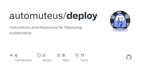 GitHub Automuteus Deploy Instructions And Resources For Deploying AutoMuteUs