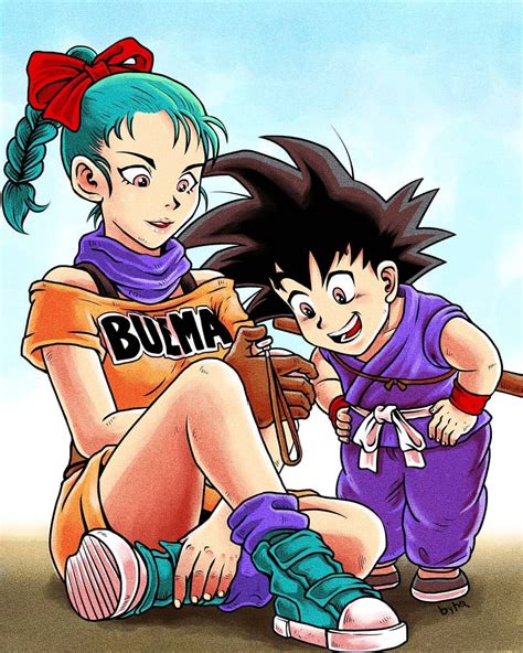 Goku And Bulma Fanart Dragonball
