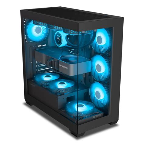Buy Ant Esports Crystal X7 Atx Gaming Cabinet With Type C Black
