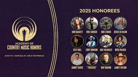 The Academy Of Country Music Announced Their 2025 Special Award