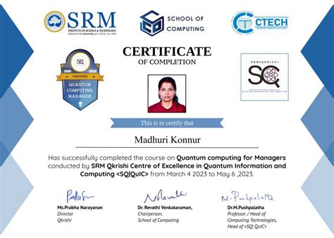 Madhuri Konnur On Linkedin Quantumcomputing Quantumtechnology Qml Qrng Qiskit