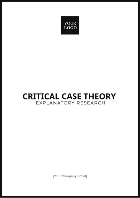Free Critical Race Theory Explanatory Research Template To Edit Online