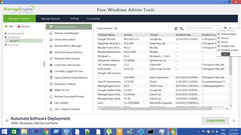 Manageengine Free Windows Admin Tools Reviews 2026 Details Pricing