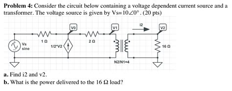 solved consider the circuit below containing a voltage