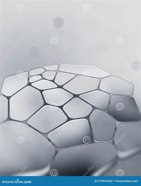 Macro Cells Of Abstract Synthetic Shape Neural Connections Of Artificial Life Stock