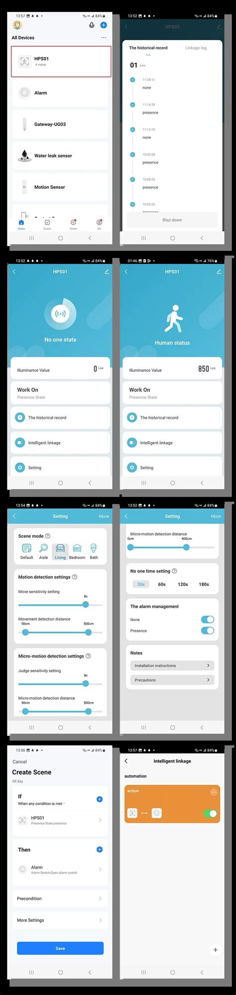 Tuya Zigbee Wifi Human Presence Sensor Mmwave Radar Detector With Luminance Sensor For Smart