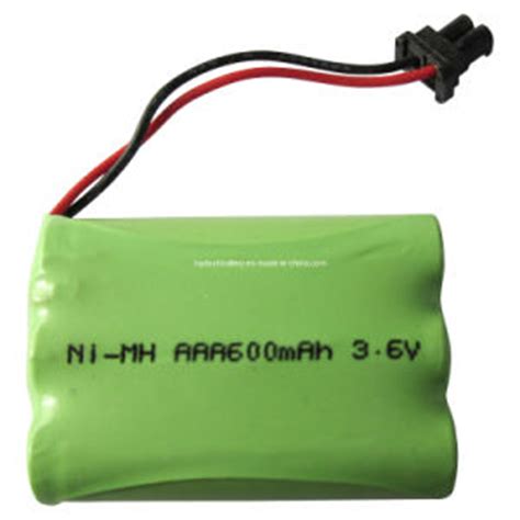 China Cordless Phone Battery Ni MH Battery AAA600mAh 3 6V China Ni Mh Battery Rechargeable