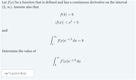 solved let f x be a function that is defined and has a