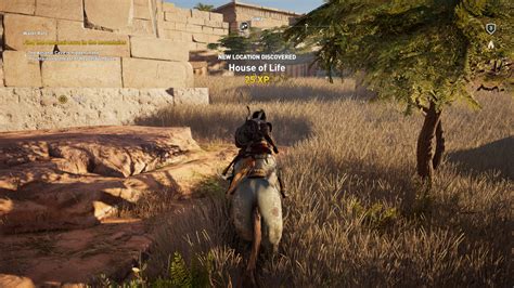 New Location Discovered Assassins Creed Origins Interface In Game