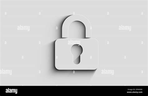 Cyber Security And Digital Computer Protection With Padlock Symbol With