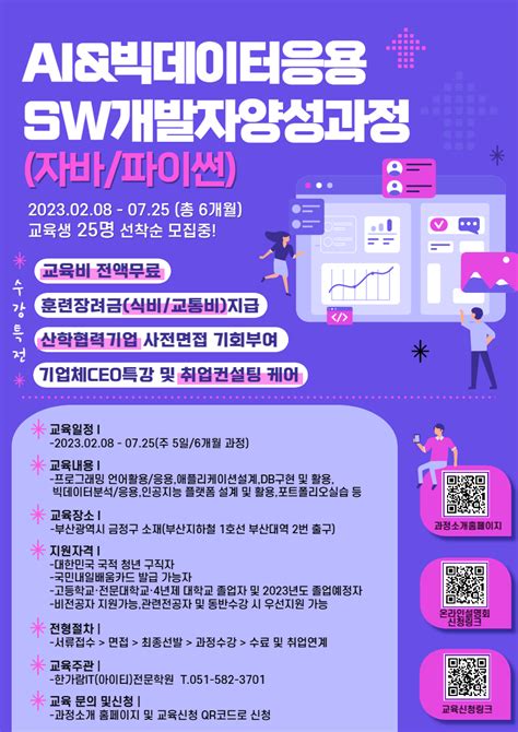 공모전대외활동 Aiand빅데이터응용 Sw개발자 양성과정 교육생