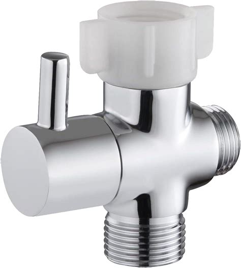 Jingyang Brass Bidet T Adapter With Shut Off Valve Metal T Valve For