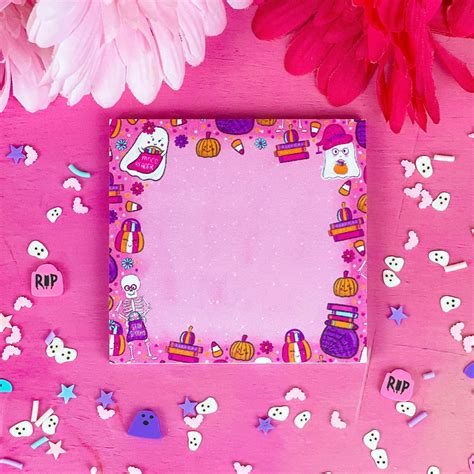 Halloween Candy Sticky Notes 3 X 3 Emily Cromwell Designs