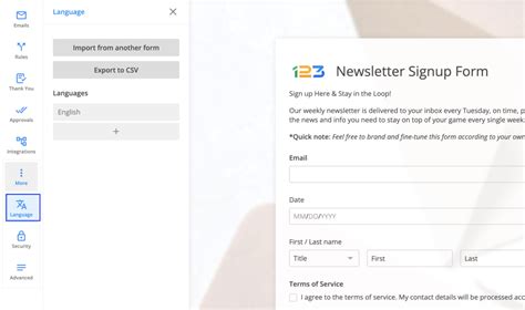Creating an online multilingual form | 123FormBuilder - Help