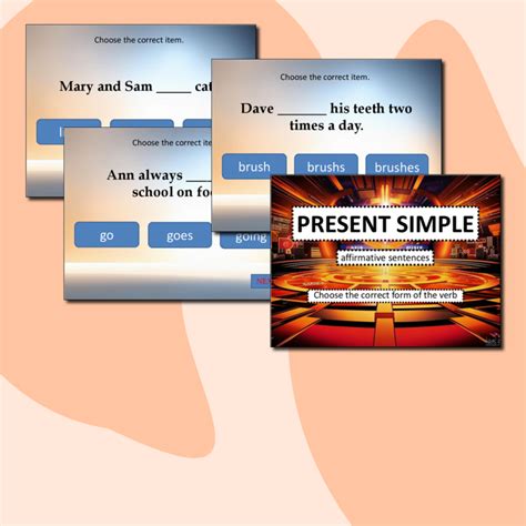 Презентация по английскому Present Simple Affirmative Sentences A1