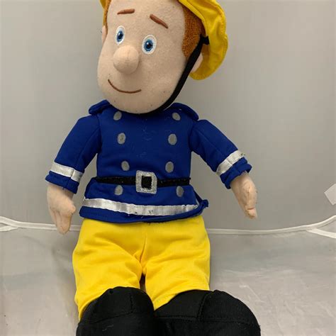 Official Fireman Sam 18 Plush Toy 2013 Hit Depop