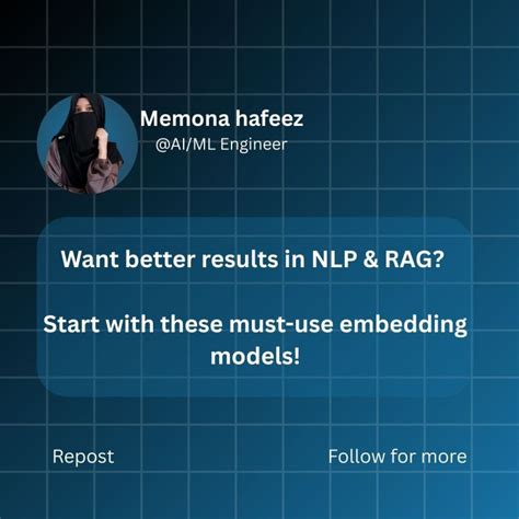 Nlp Huggingface Embeddings Vectorsearch Langchain Machinelearning Memona Hafeez