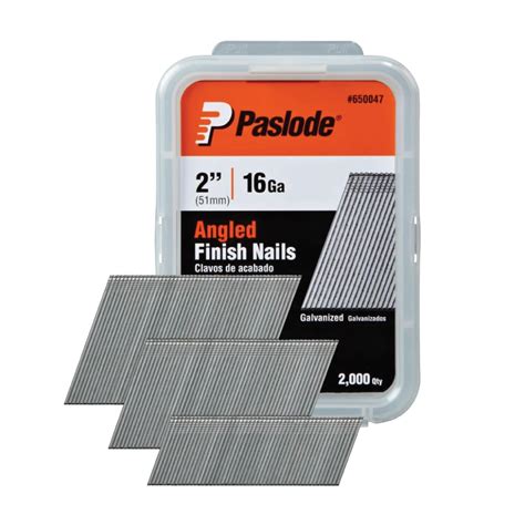 Paslode 2 16ga Angled Galvanized Finish Nails 2000ct Schillings