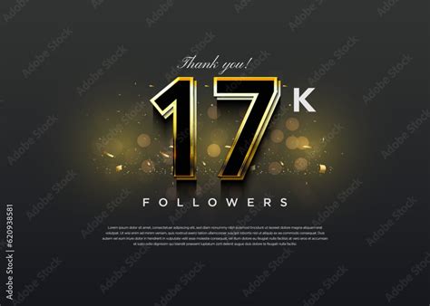 Gold Foil And Gold Light Effect For 17k Followers Celebration