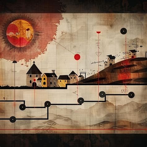 A Timeline Animation Illustrating Historical Events Or Project