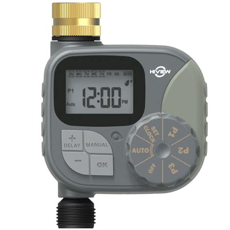 Hiview Sprinkler Timerprogrammable Hose Timer With Brass Swivelwater Timer With 3 Individual