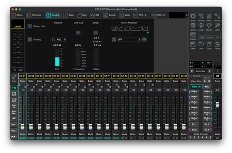 X32 Edit Software Is There A Main Lr Delay Rlivesound