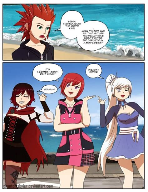 Omfg This Is My Wildest Dreams Come True Kh Meets Rwby Rwby Comic
