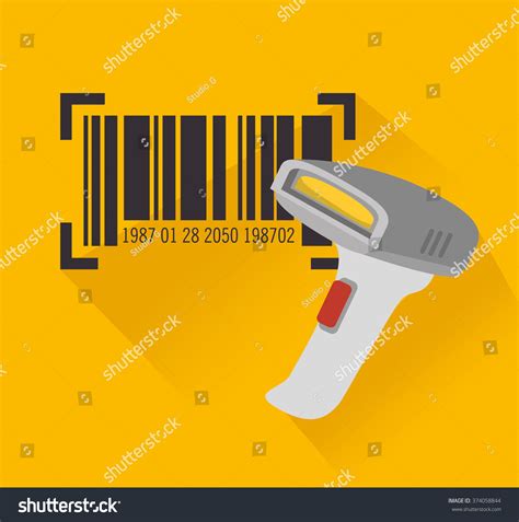 Code Bar Design Stock Vector Royalty Free 374058844
