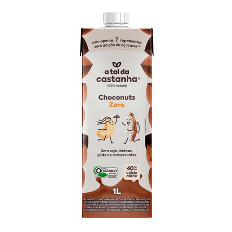 Bebida Vegetal Choconuts Zero 1l A Tal Da Castanha Armazém Terra Vida