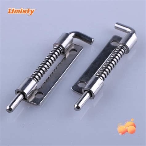 Umisty Door Latch Padlock Clasp Catch Lock Spring Loaded Door Lock