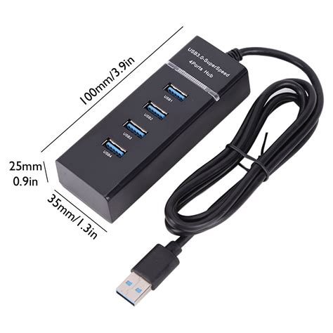 Usb Hub Overdrachtsnelheid 4 Port 5gbps Usb3 0 Hig Grandado