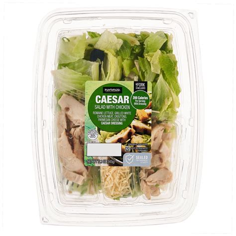 Marketside Chicken Caesar Salad 12 1 Oz Fresh Deli