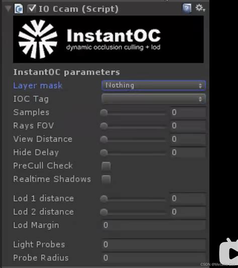 Unity Instantoc渲染管线，遮挡剔除与lod Csdn博客
