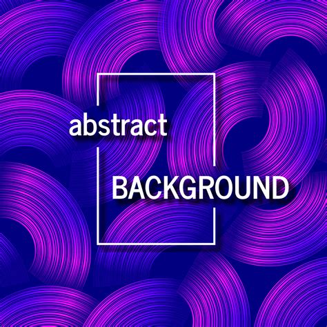 Trendy Geometric Blue Background With Abstract Circles Shapes Card Design Futuristic Dynamic